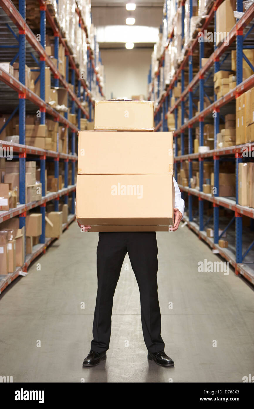 Warehouse boxes hi-res stock photography and images - Alamy