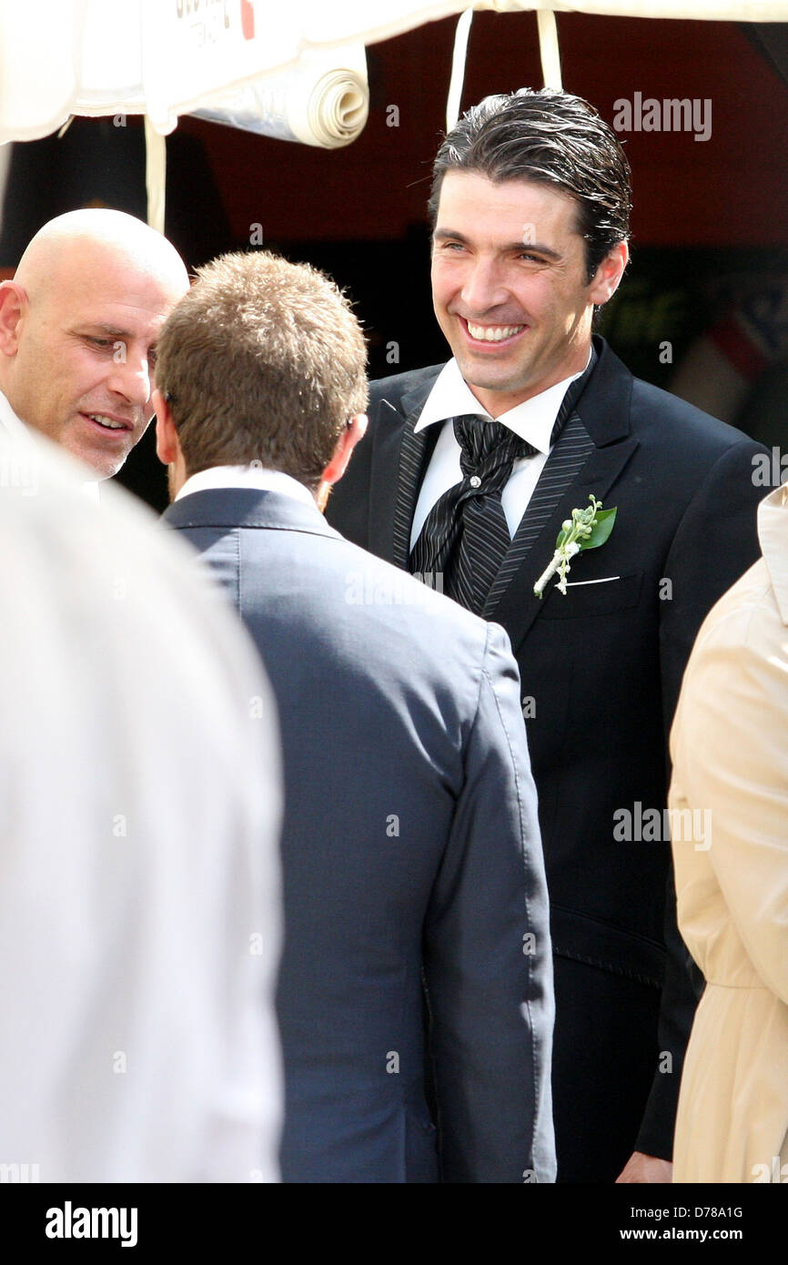 Italian goalkeeper Gianluigi 'Gigi' Buffon smiling moments before ...