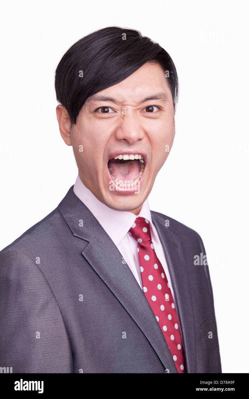Portrait furious businessman dressed hi-res stock photography and ...