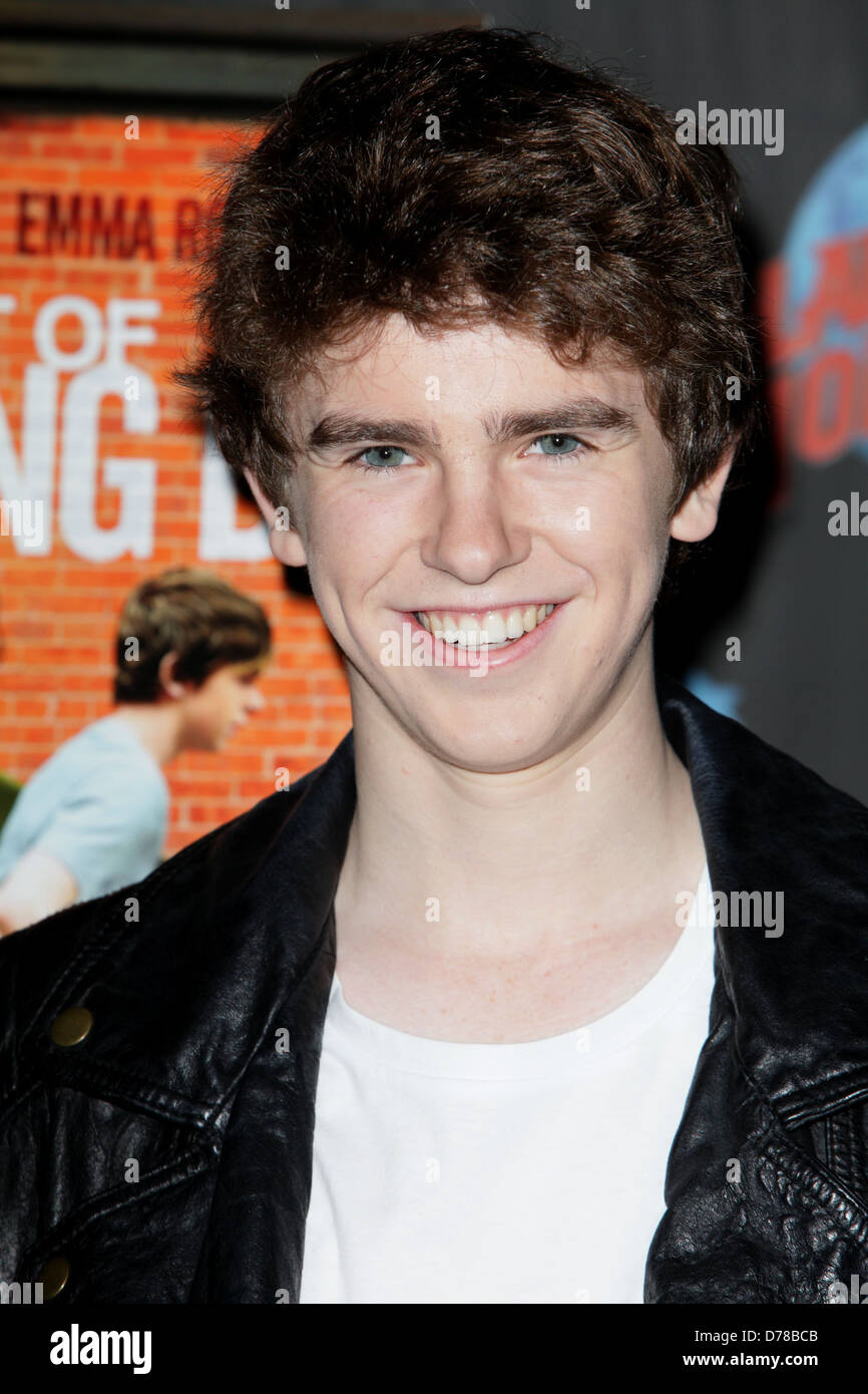 Freddie Highmore Actors from 'The Art of Getting By' promote their film ...