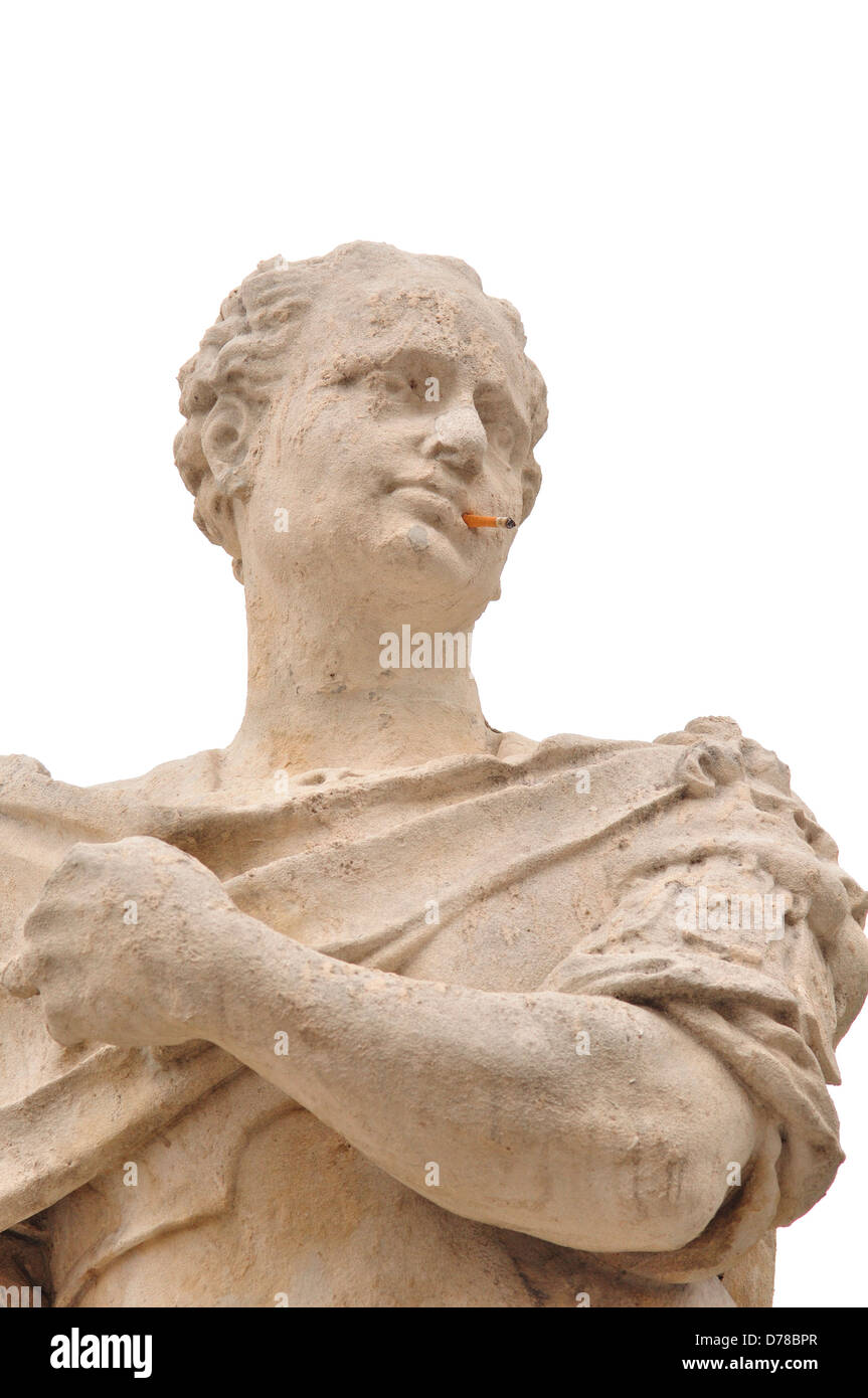 Smoking statue hi-res stock photography and images - Alamy