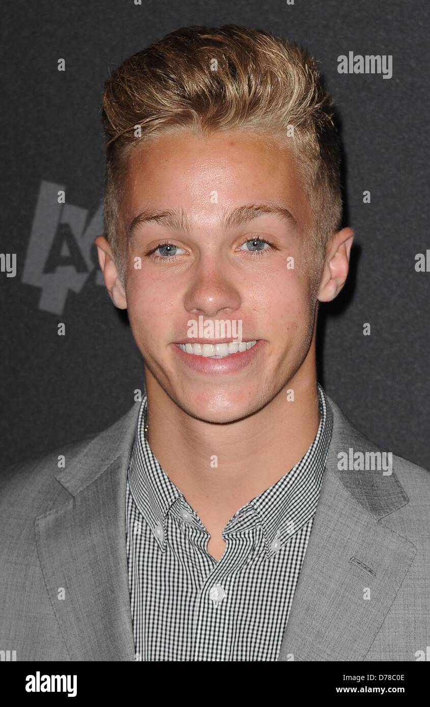 New York, USA. 30th April 2013. Dylan Kwasniewski at arrivals for AOL ...