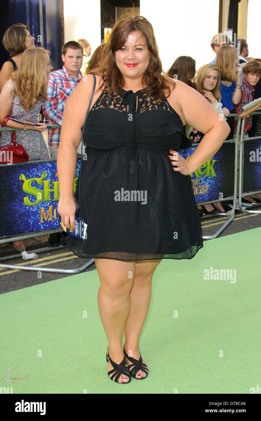 Ella Smith Shrek The Musical - press night held at Theatre Royal, Drury ...