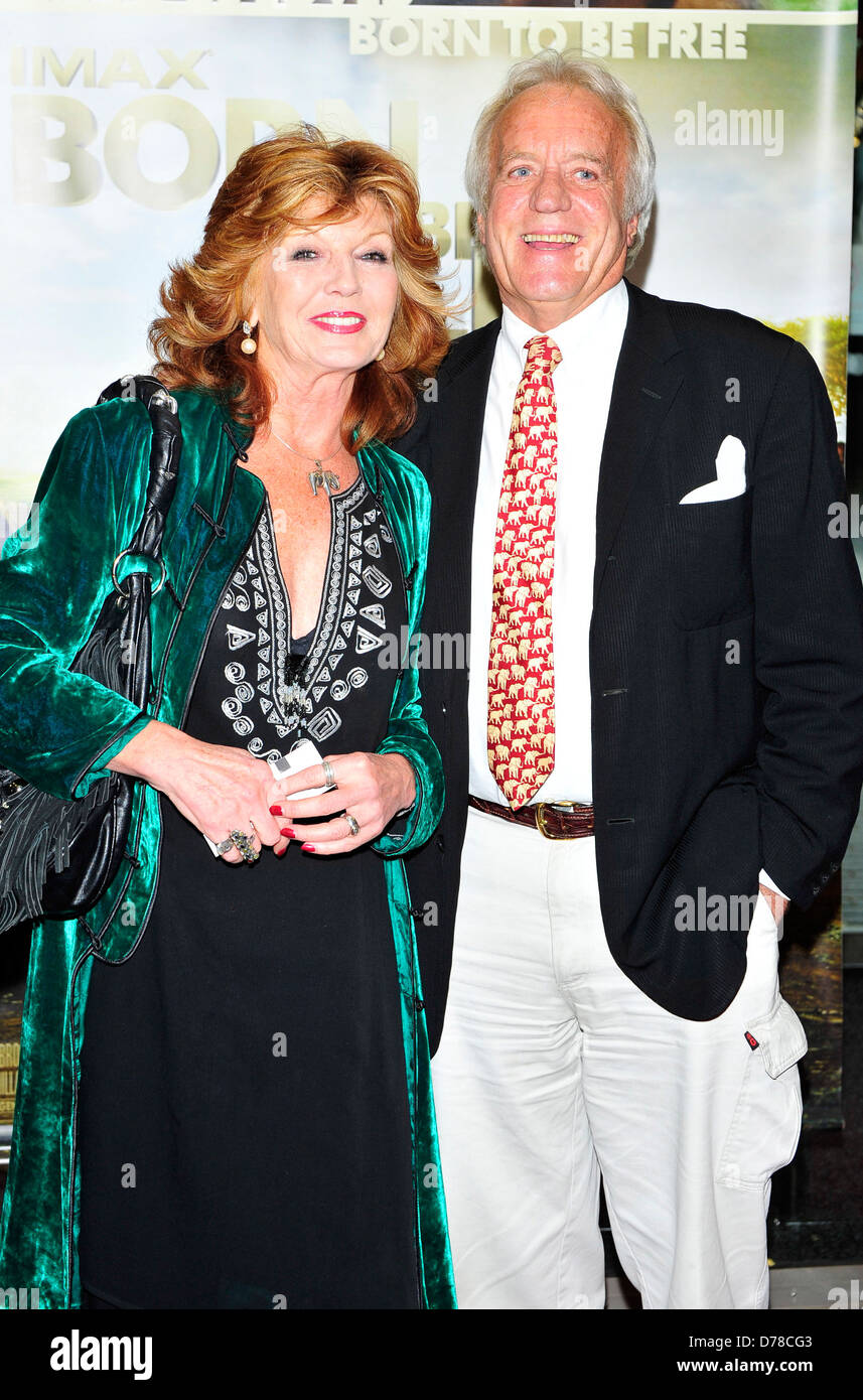 Rula Lenska & Guest 'Born To Be Wild 3D' BFI IMAX - UK film premiere ...