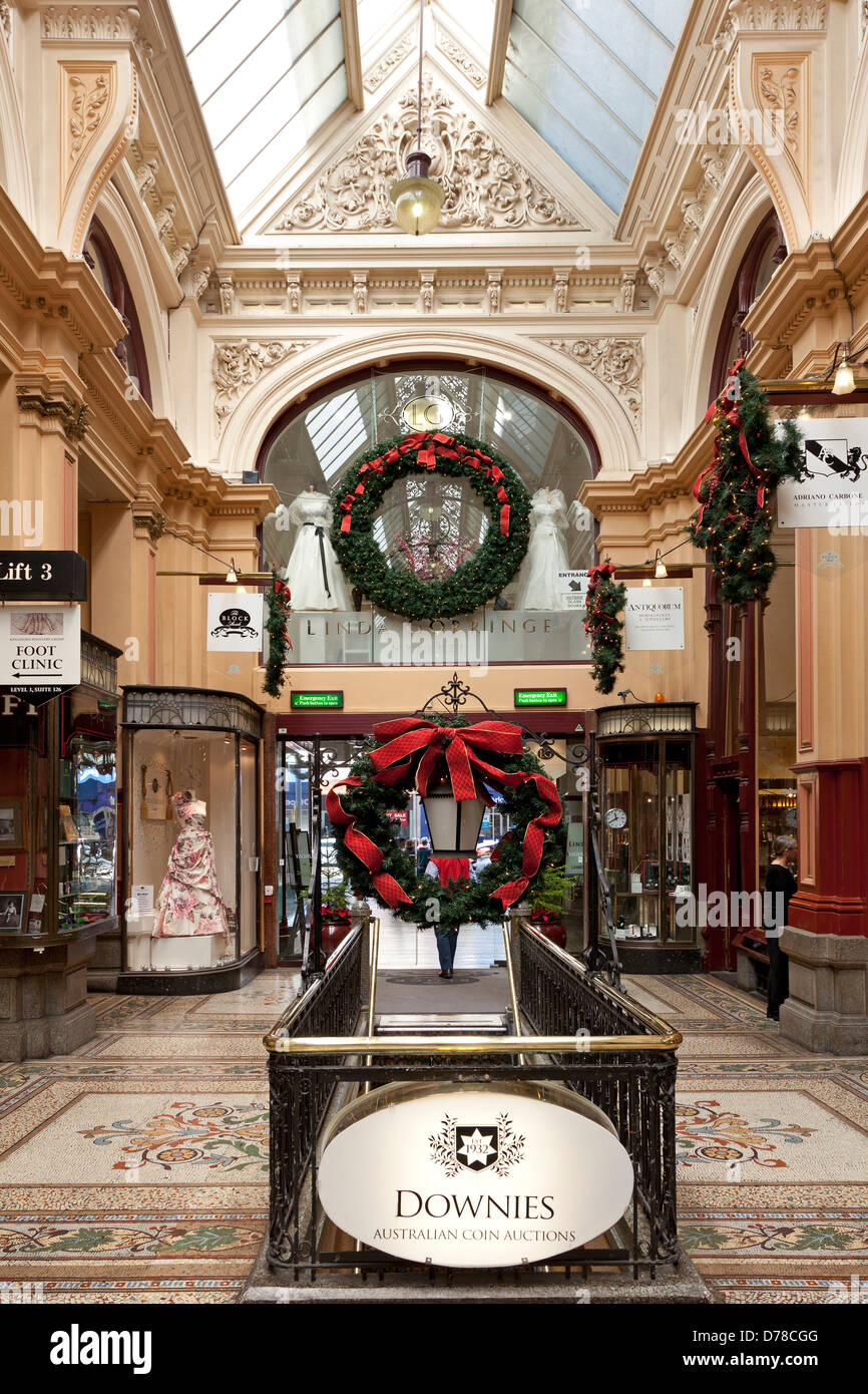 Shopping arcade melbourne hi-res stock photography and images - Alamy