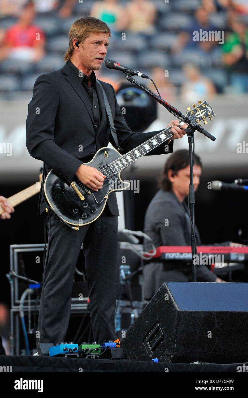 Interpol performs live in concert at Soldier Field in Chicago Chicago ...