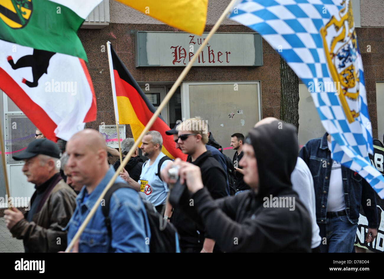 Npd rally in berlin hi-res stock photography and images - Alamy