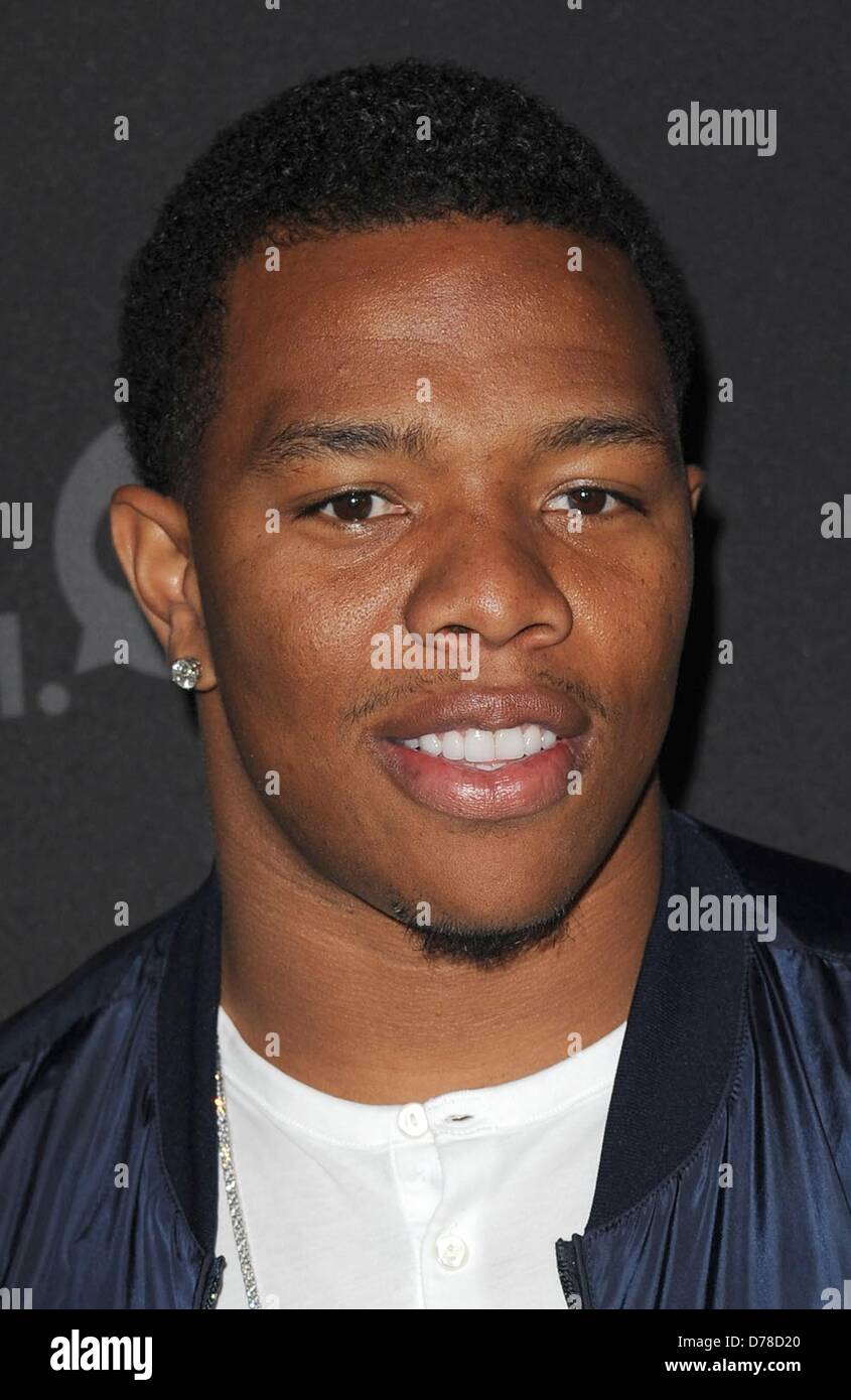 New York, USA. 30th April 2013. Ray Rice at arrivals for AOL Digital ...