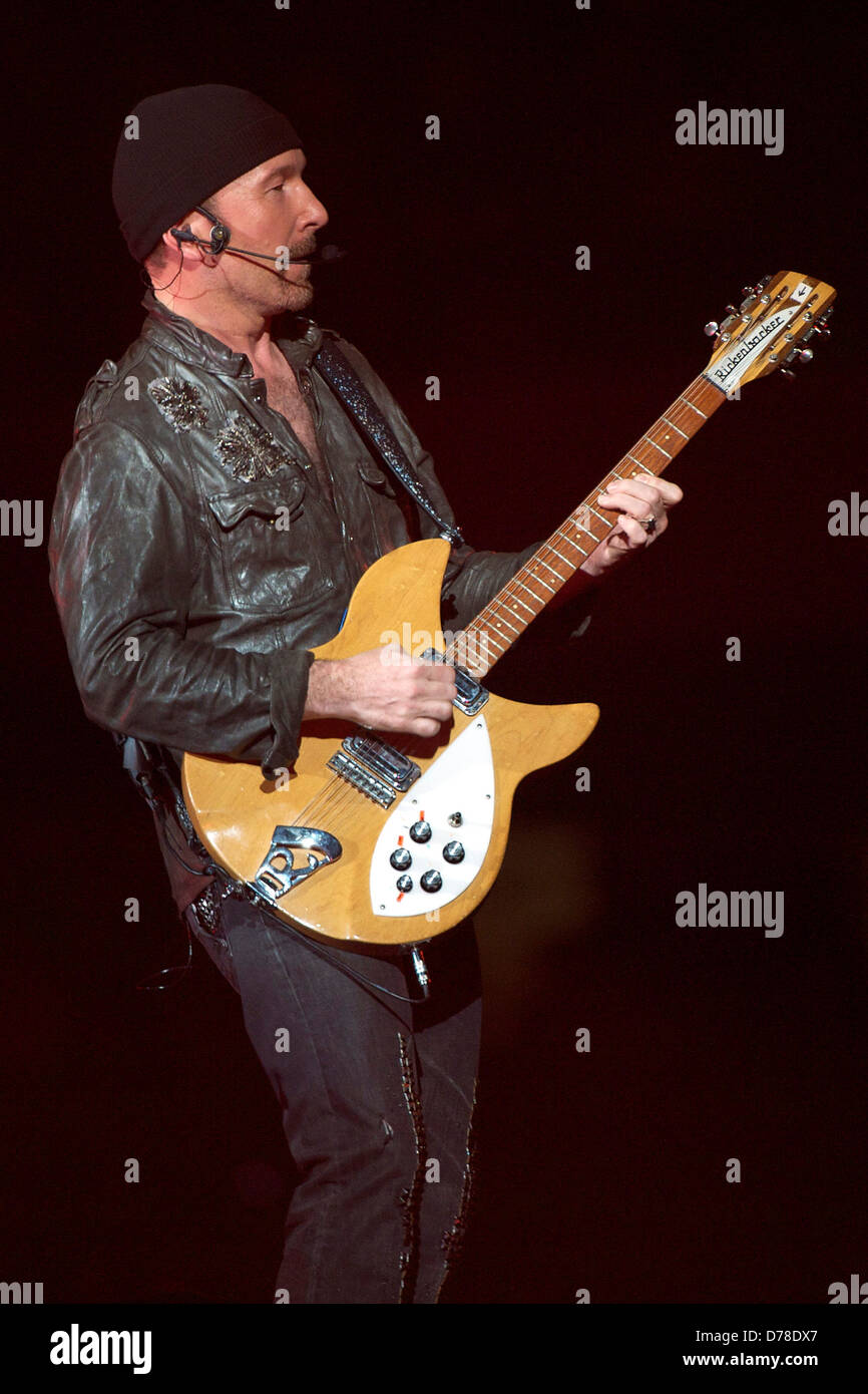 U2 performs live in concert during their 360 Tour at Soldier Field ...