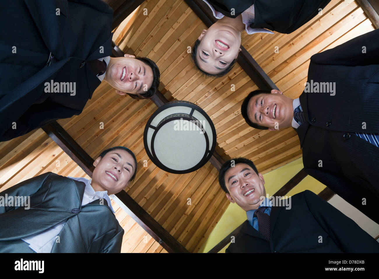 Group five black dressed hi-res stock photography and images - Alamy