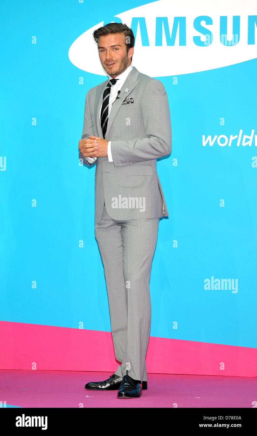 David Beckham OBE Everyone's Olympic Games With Samsung - launch at ...