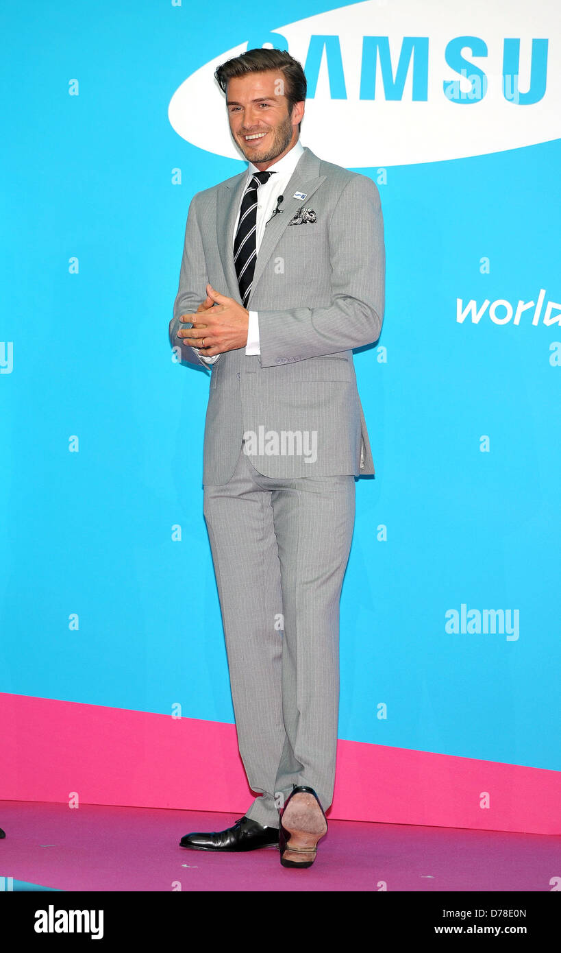 David Beckham OBE Everyone's Olympic Games With Samsung - launch at ...