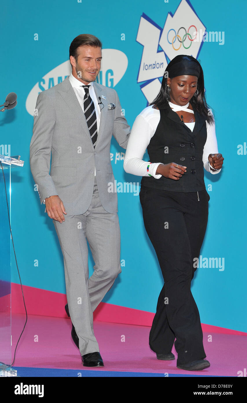 David Beckham OBE Everyone's Olympic Games With Samsung - launch at ...