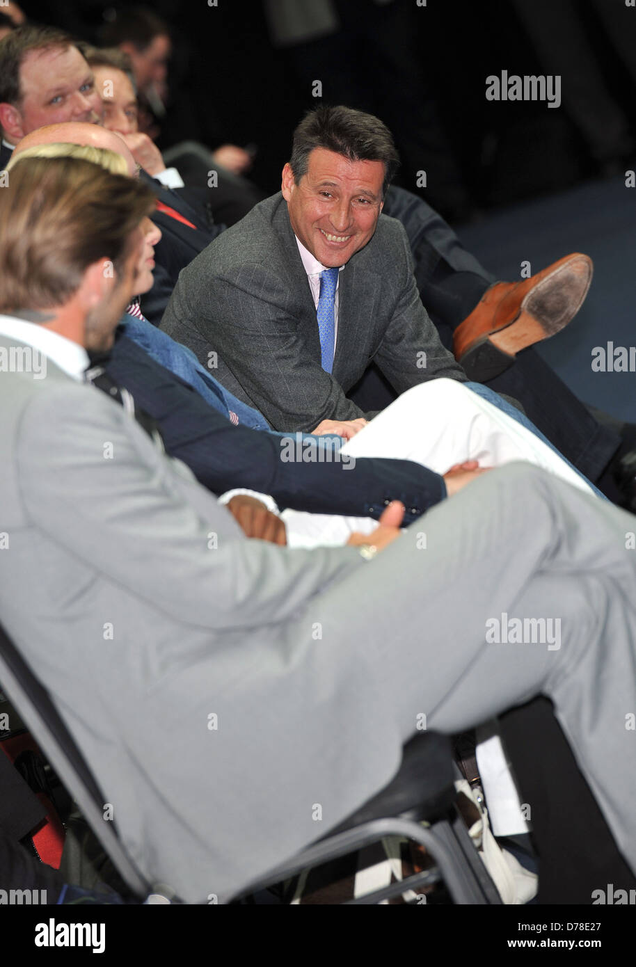Lord Seb Coe and David Beckham OBE Everyone's Olympic Games With ...