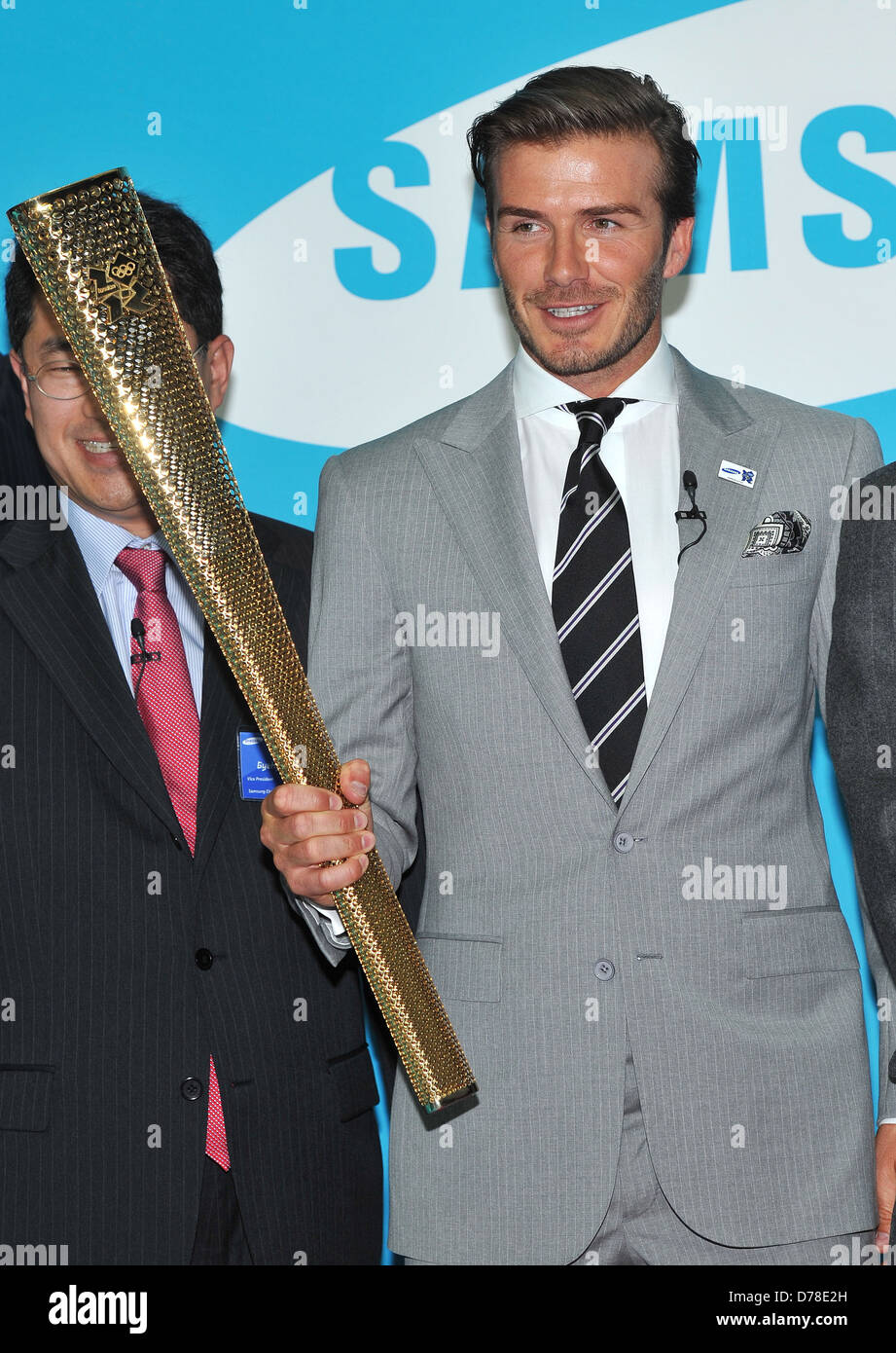 David Beckham Everyone's Olympic Games With Samsung - launch at Canary ...