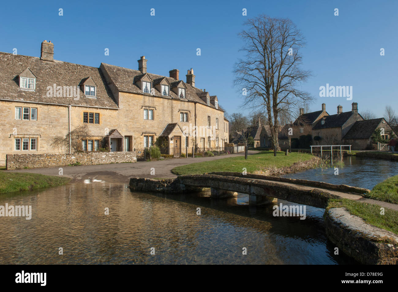 Lower Slaughter in Gloucestershire, England Stock Photo - Alamy