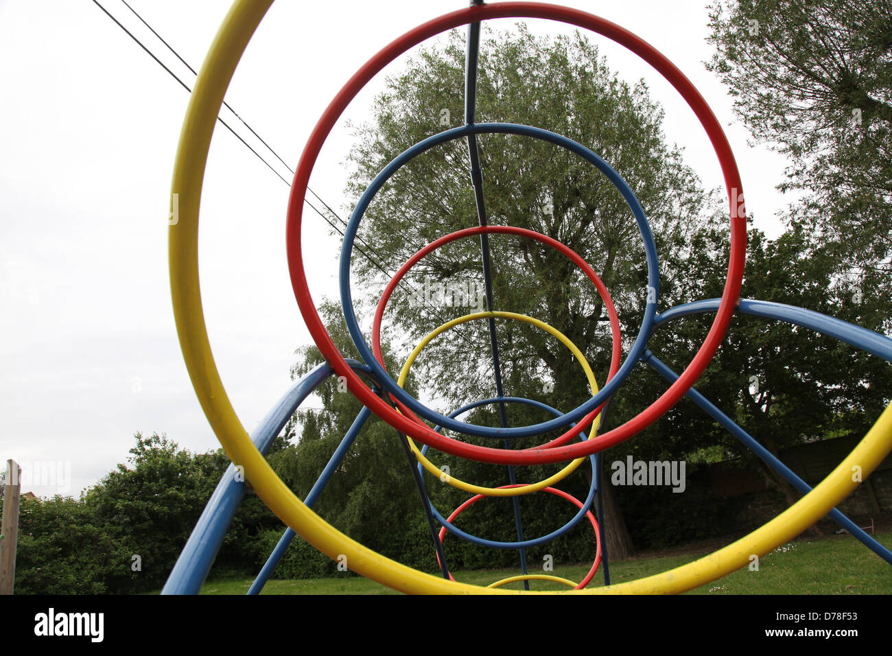 School climbing frame hi-res stock photography and images - Alamy
