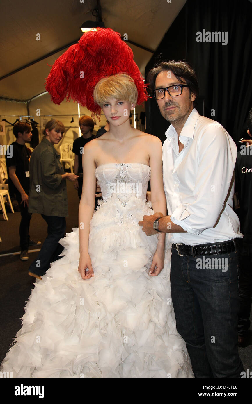 Model and Christophe Josse Paris Fashion Week - Haute Couture ...