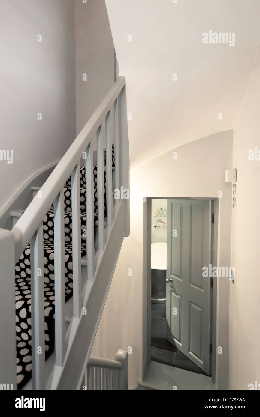 Staircase stairs door hi-res stock photography and images - Alamy