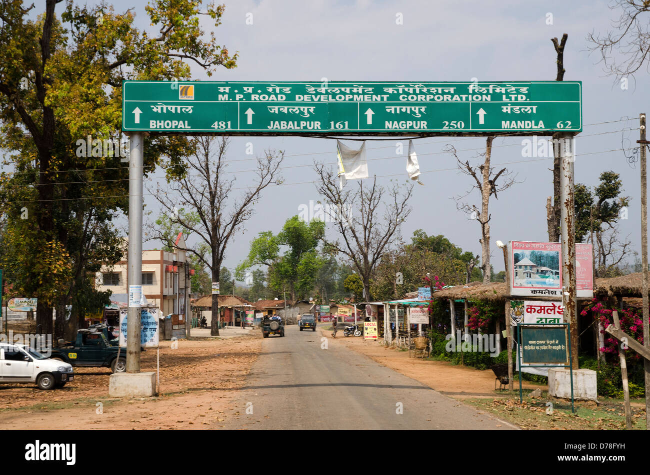 road sign,road development corporation,mocha village,madhya pradesh ...