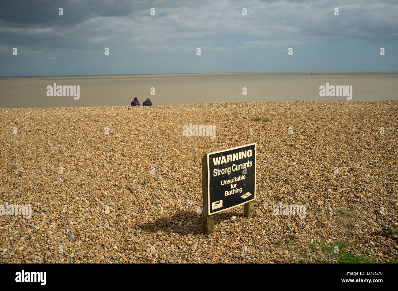 Warning strong currents sign Stock Photo - Alamy