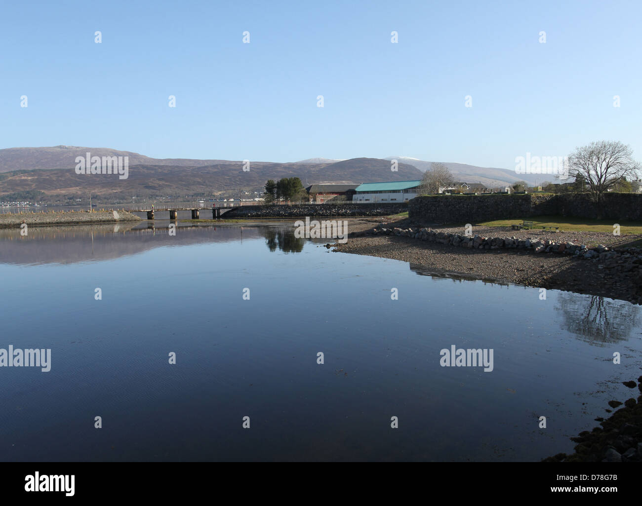 Ruin of Historic Old Fort William Scotland April 2013 Stock Photo - Alamy