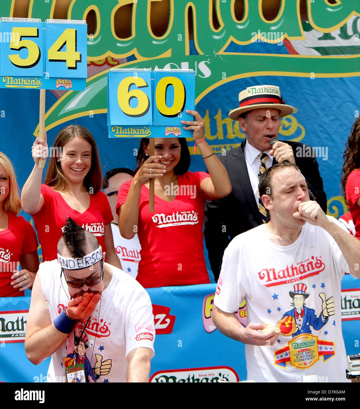Patrick Bertoletti and Joey Chestnut Nathan's famous 'Fourth of July ...