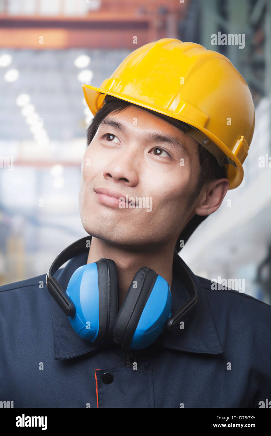 Portrait of Young Engineer Stock Photo - Alamy