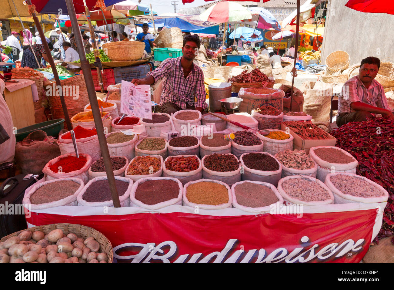 Mapusa in North Goa Stock Photo - Alamy