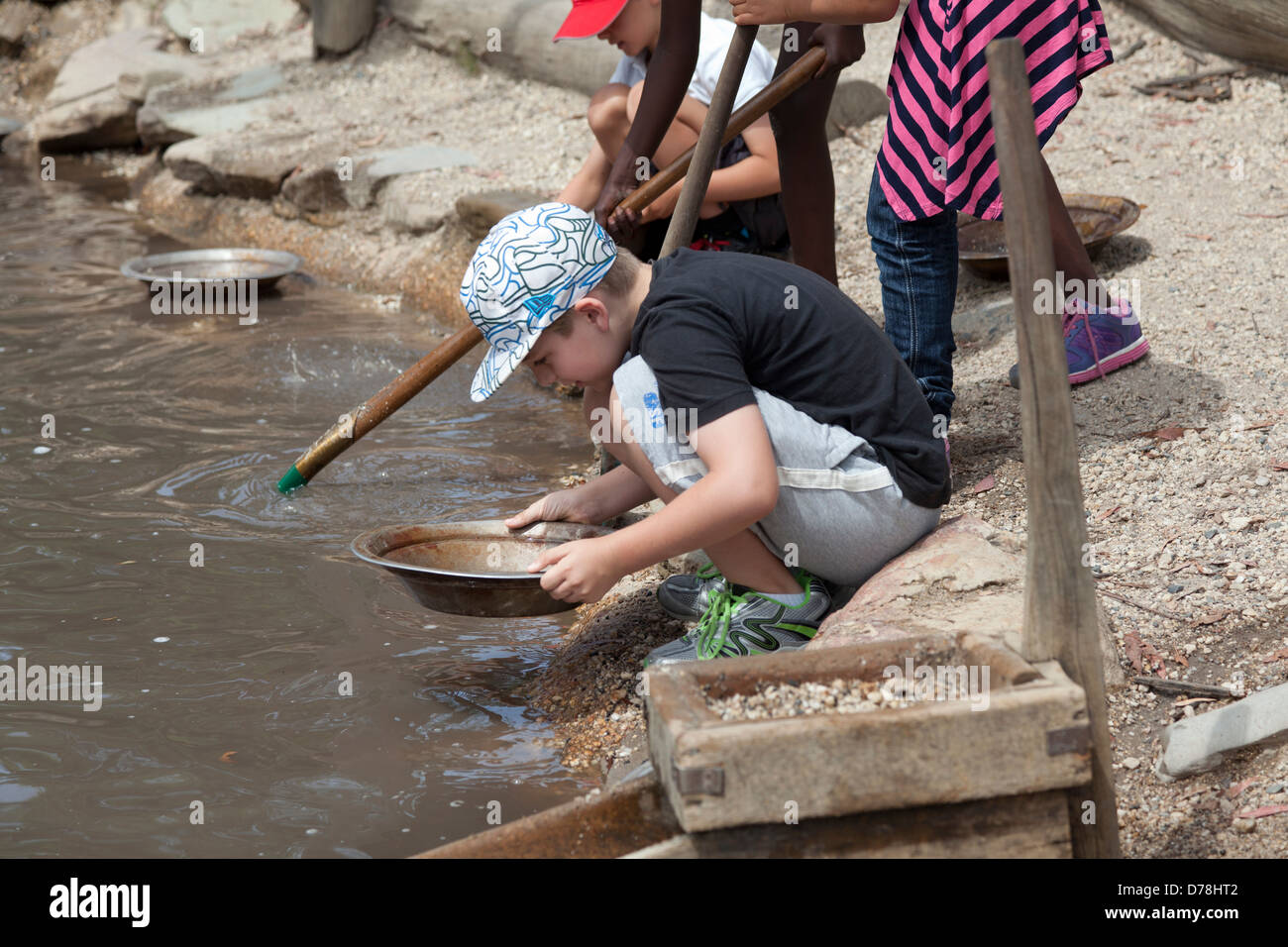 Gold panning hi-res stock photography and images - Alamy