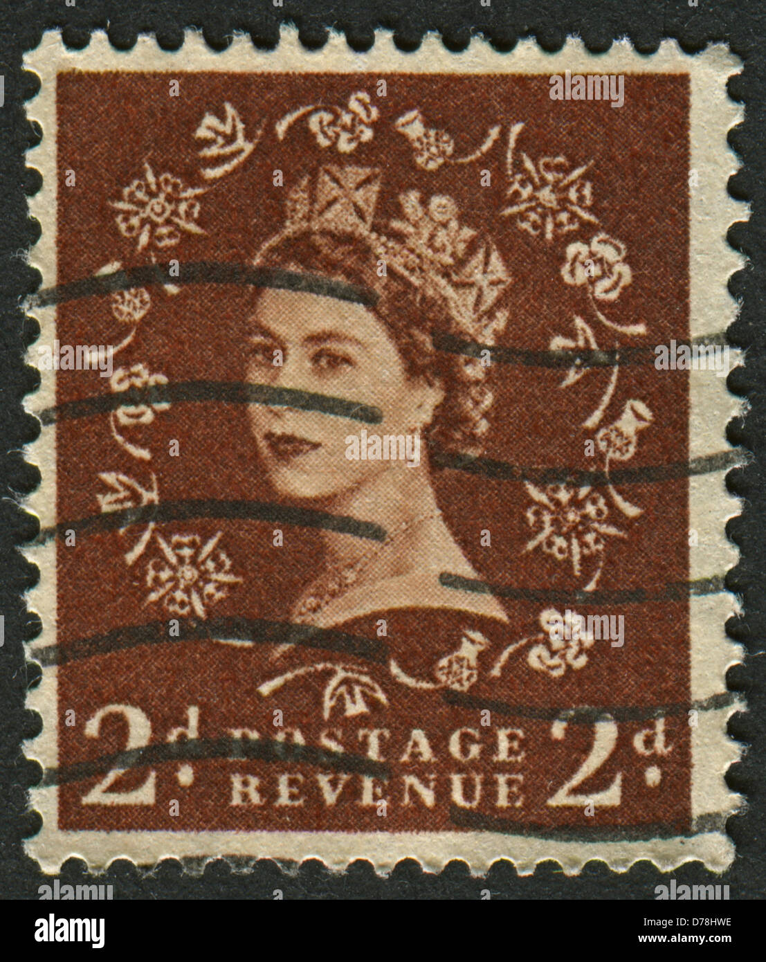 Elizabeth ii stamp 1952 uk hi-res stock photography and images - Alamy