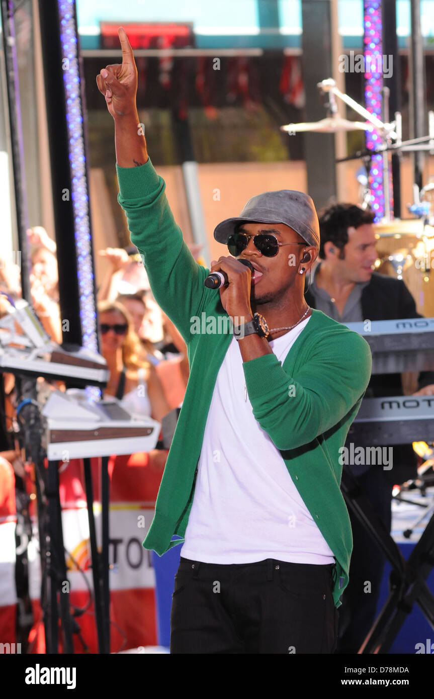 Ne-Yo performing at the Toyota Concert Series at the 'Today' show in ...
