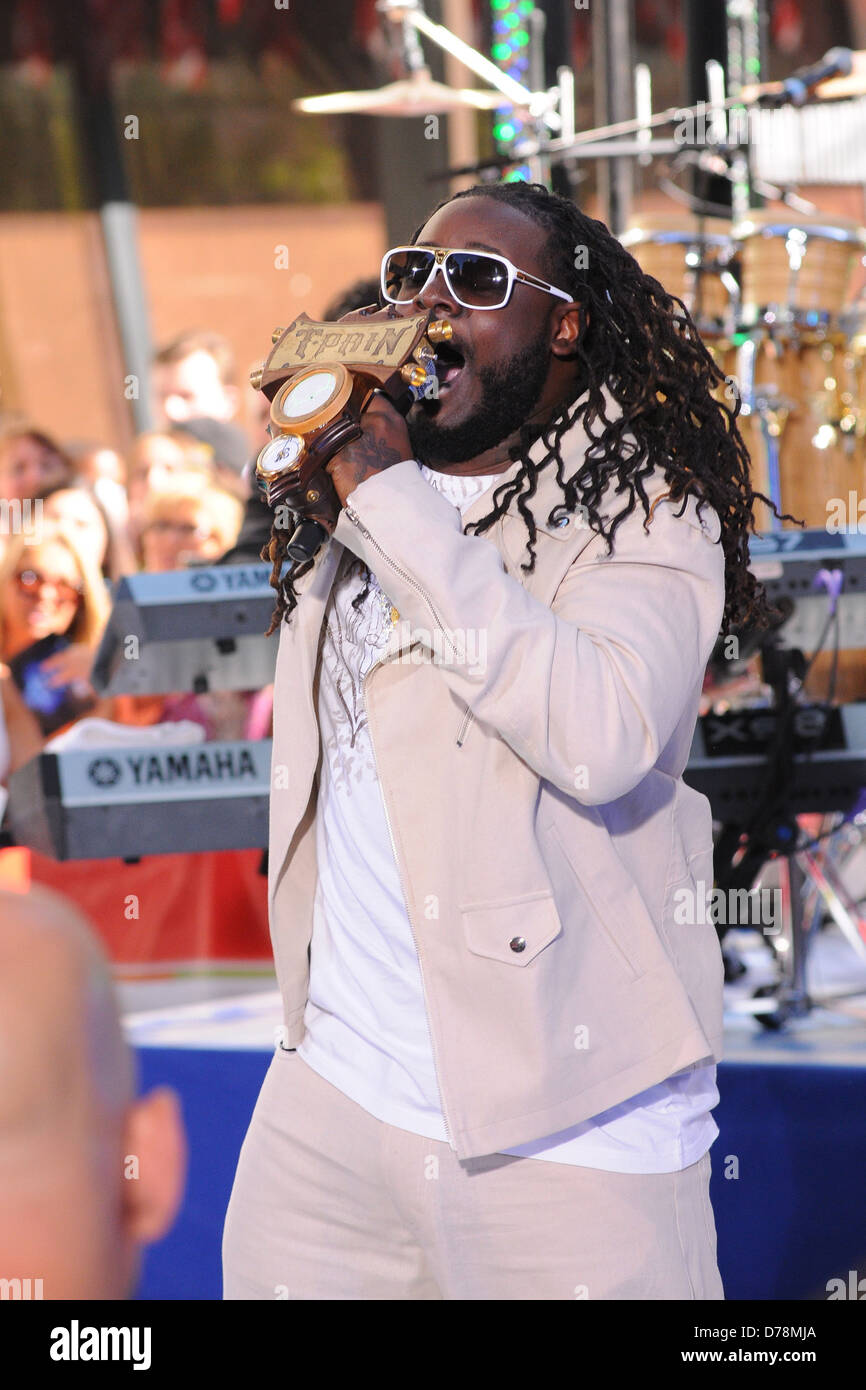 T--Pain performing at the Toyota Concert Series at the 'Today' show in ...