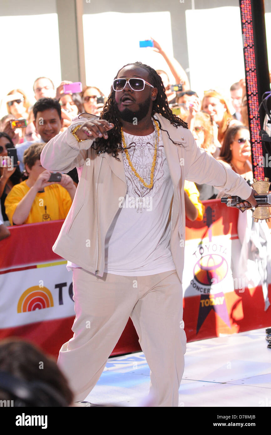 T--Pain performing at the Toyota Concert Series at the 'Today' show in ...