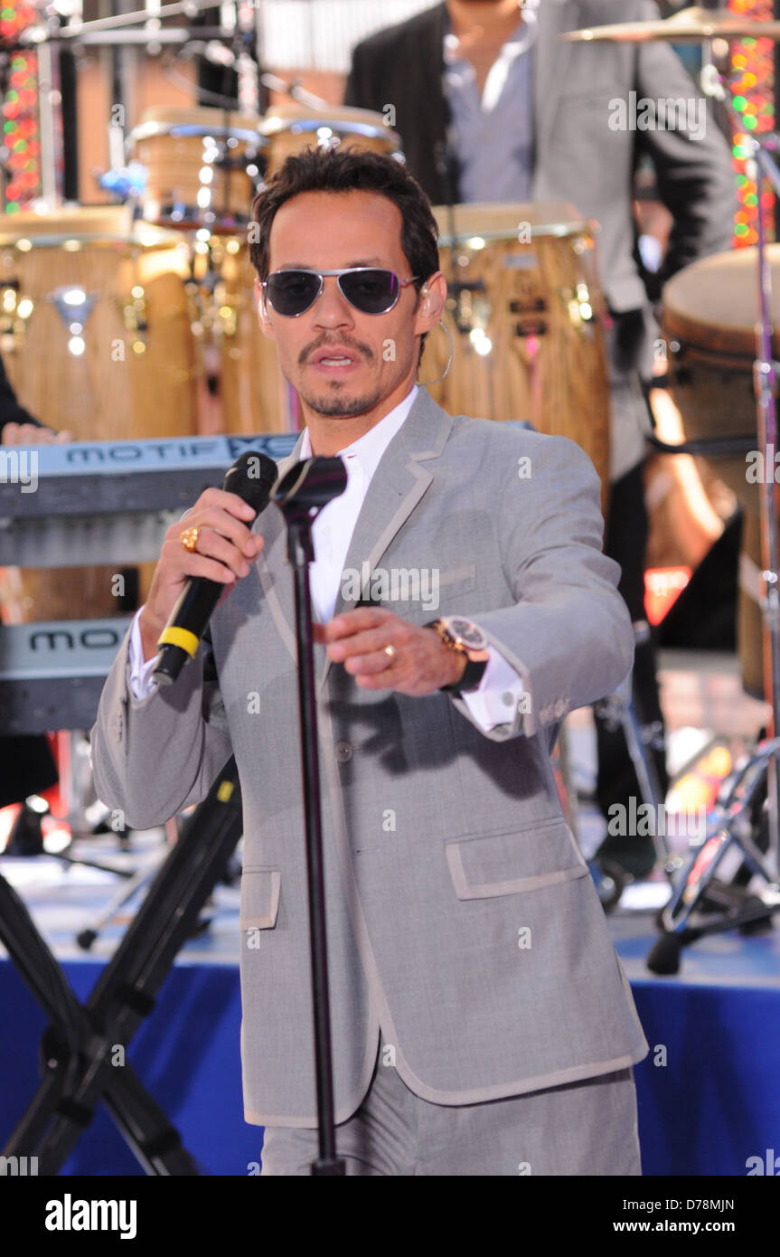 Marc Anthony performing at the Toyota Concert Series at the 'Today ...