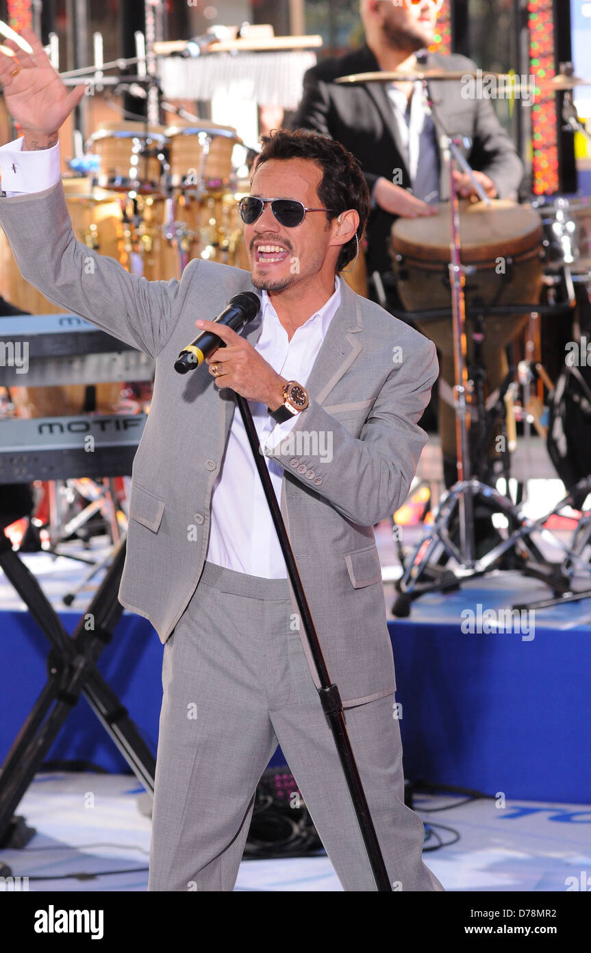 Marc Anthony performing at the Toyota Concert Series at the 'Today ...