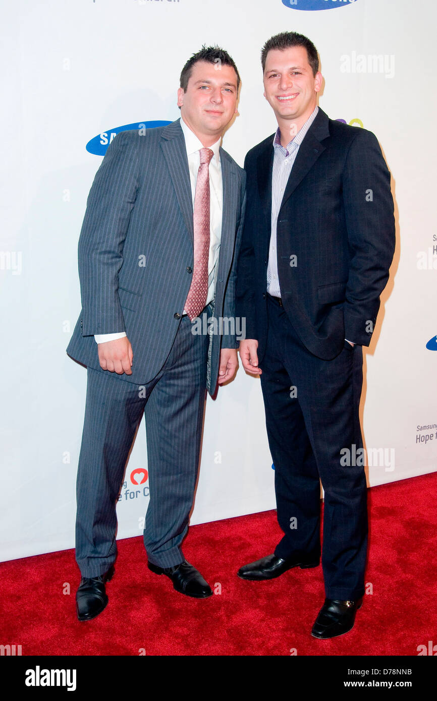 Chris Manzo and Albie Manzo 2011 Samsung Hope For Children Benefit Gala ...