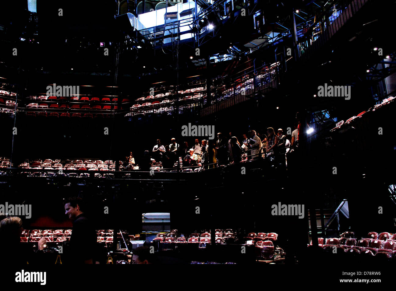 Atmosphere A preview of the Scarlet & Gray Stage, a full-scale replica ...