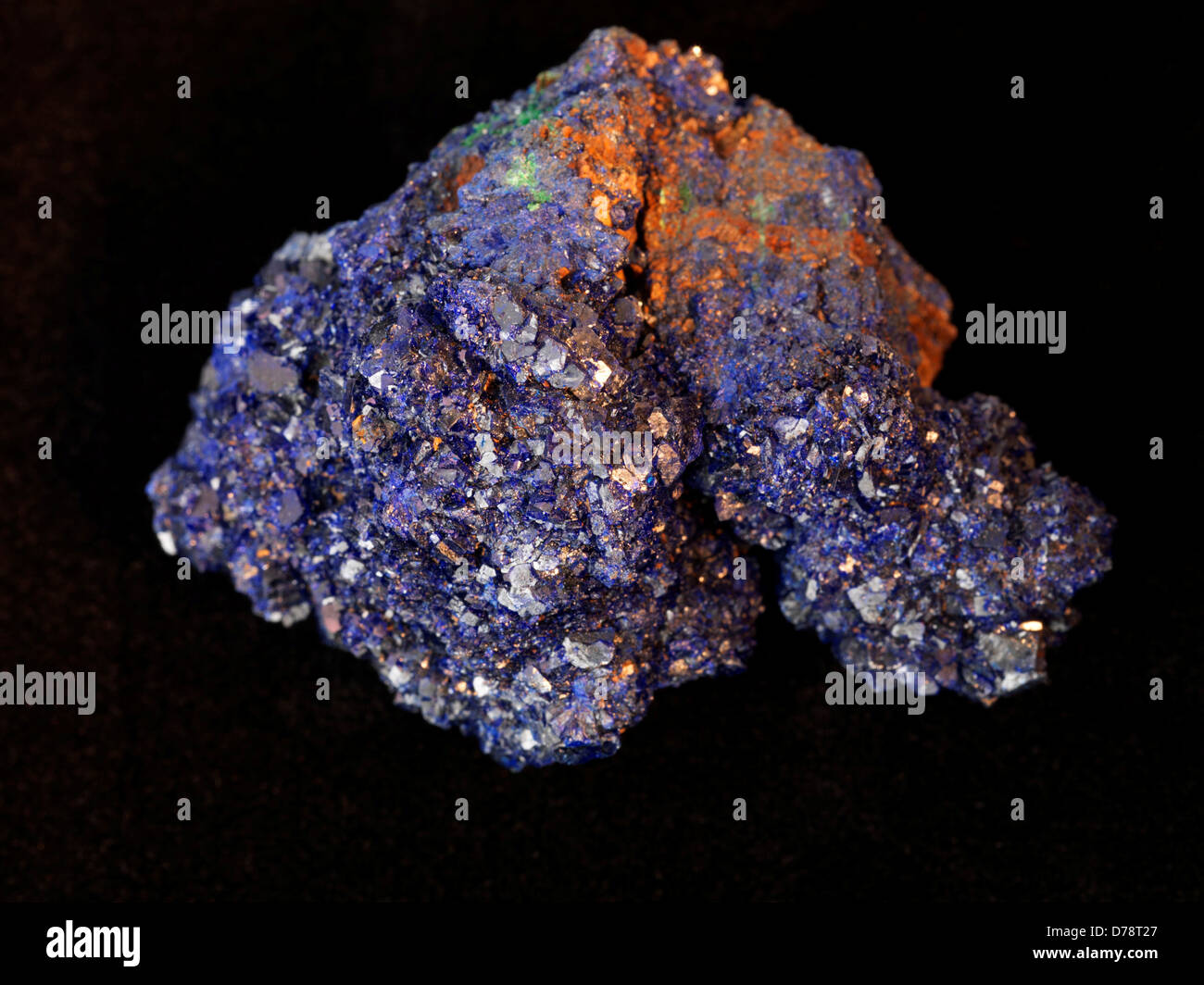 Azurite crystals Tongshankou Mine Daye City Hubei province China ...