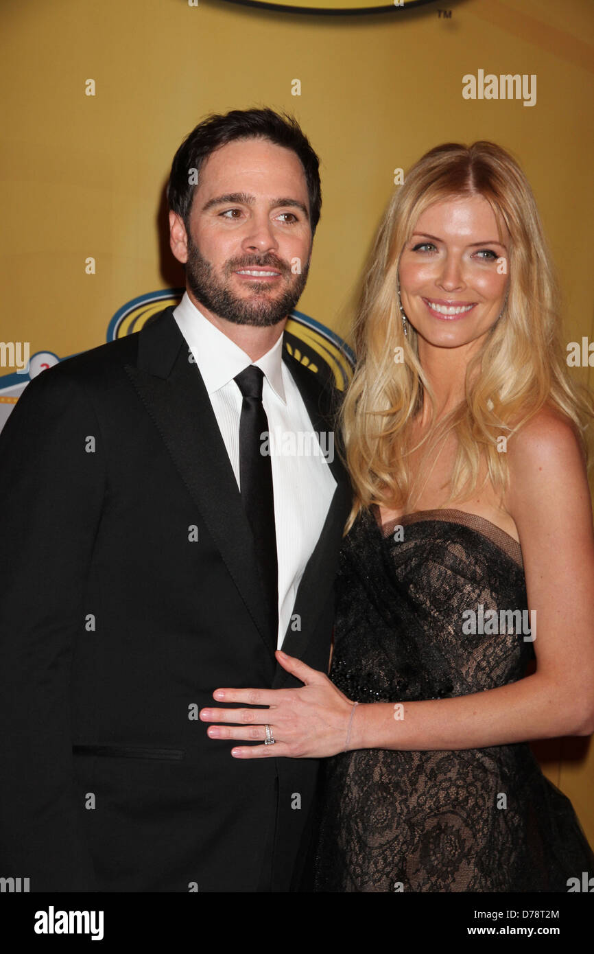 Jimmie Johnson, Chandra Johnson 2011 Nascar Sprint Cup Series Awards ...