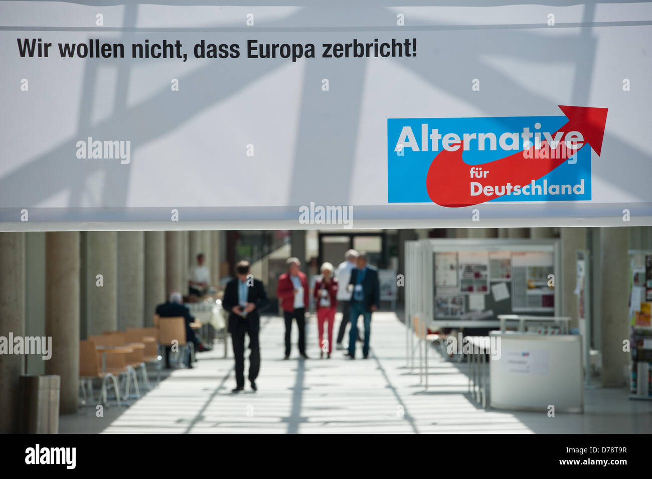 A banner of the party Alternative für Deutschland (Alternative for ...