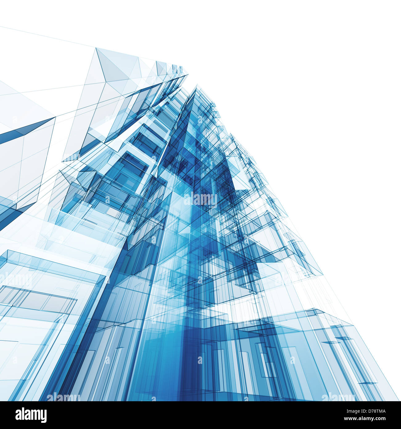 Abstract architecture. Architecture design and model my own Stock Photo ...