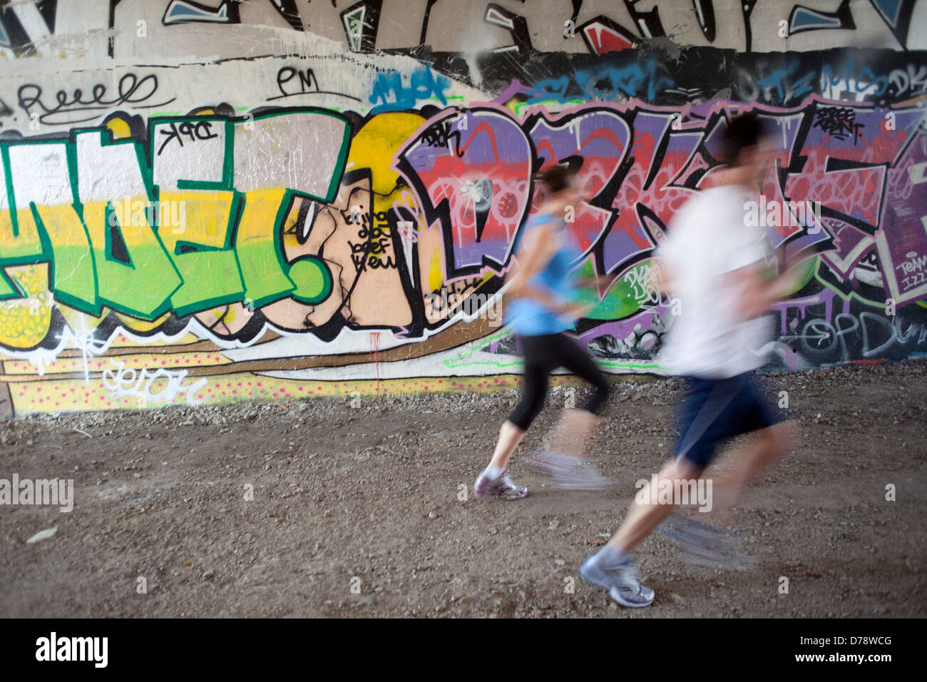 Graffiti walk hi-res stock photography and images - Alamy