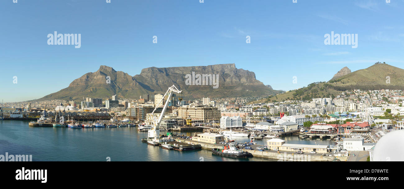 Panoramic View of Cape Town, South Africa Stock Photo - Alamy