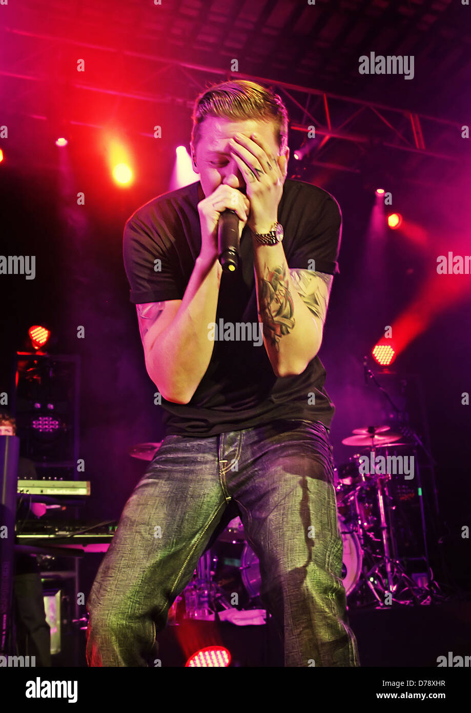 Professor Green performing at Liverpool University Mountford Hall ...