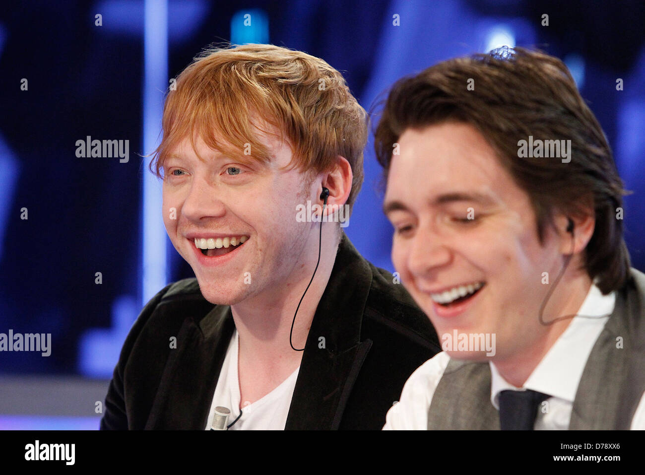 Rupert Grint and Oliver Phelps promote 'Harry Potter and the Deathly ...
