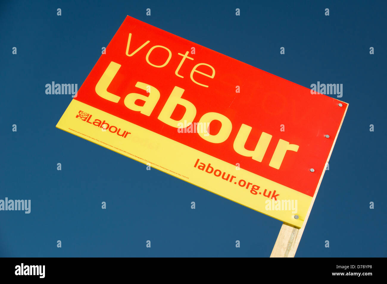 Cambridge, UK. 1st May 2013. Party placards on display in Cambridge on ...