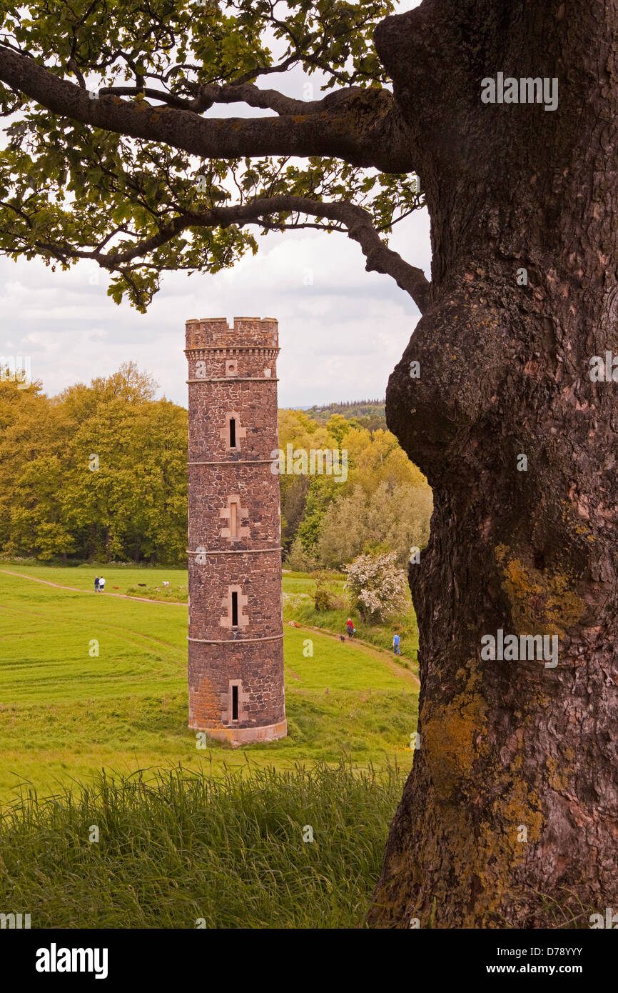 Cammo Tower, Cammo Estate, Edinburgh Stock Photo - Alamy