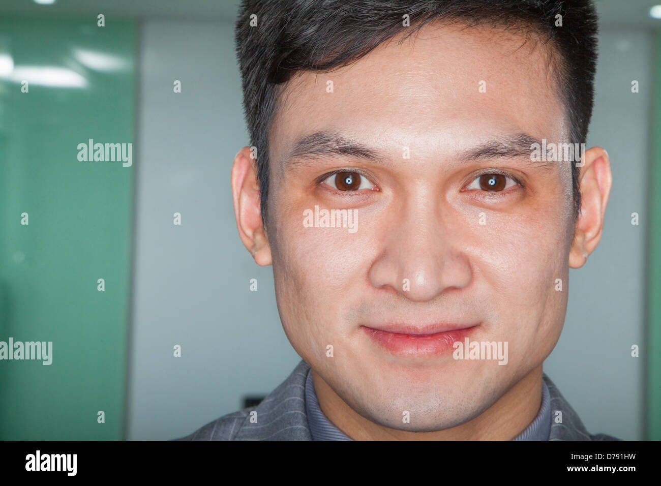 Close-Up Portrait of a Man Stock Photo - Alamy