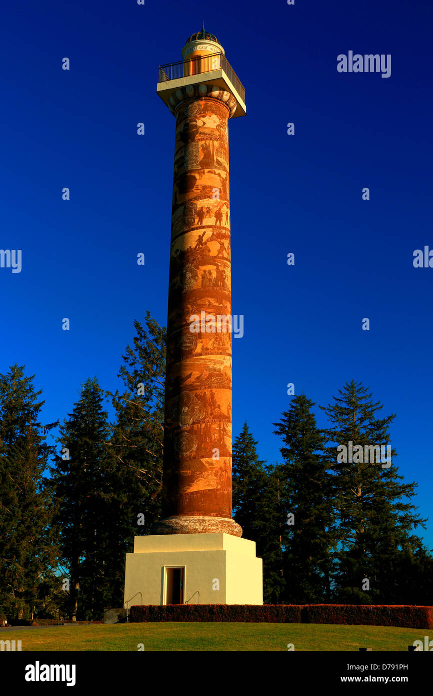 Astoria Column Tower High Resolution Stock Photography and Images - Alamy